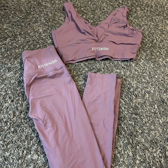 Kittenish | Pants & Jumpsuits | Kittenish Workout Set | Poshmark